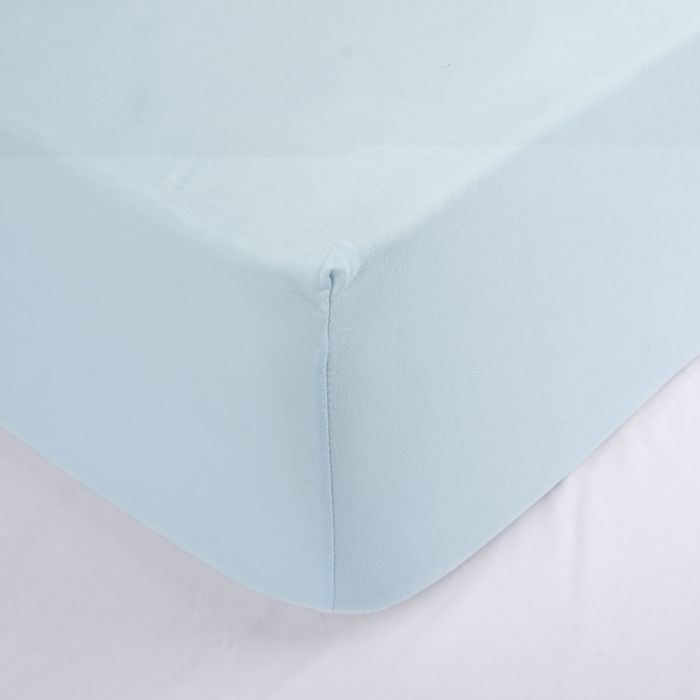 Cotton jersey fitted sheet 70 X 140 cm | Blue sky ️Petite Amelie