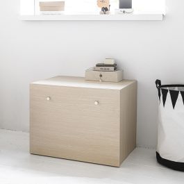 Wooden toy box in natural ️ Retro design by Petite Amélie