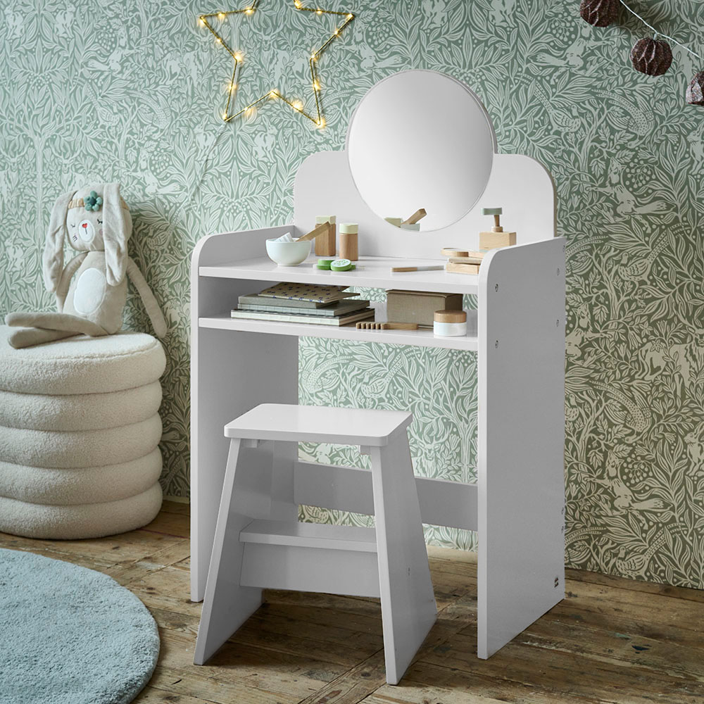Kids wooden dressing table «Belle» | White ️ Petite Amélie